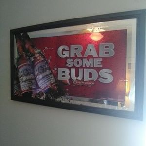 Anheuser Busch | Other | 2 Commemorative Budweiser Glass Posters Framed ...